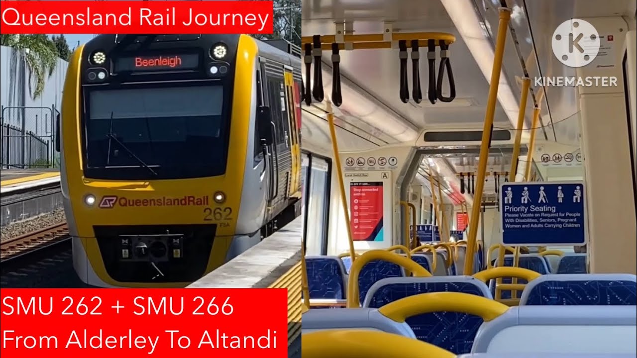 Queensland Rail Journey - SMU 262 + SMU 266 From Alderley To Altandi ...