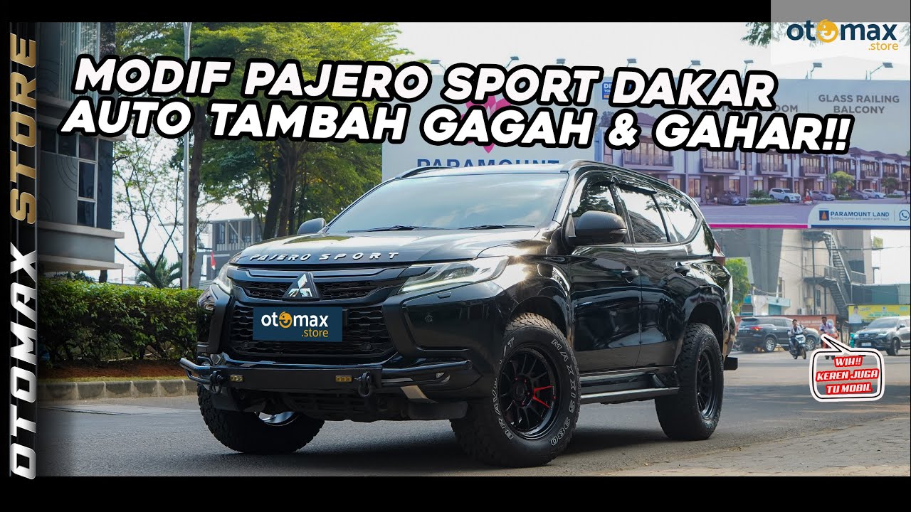 MODIFIKASI PAJERO SPORT DAKAR, TAMBAH GAGAH PAKAI VELG LENSO VENOM-5 ...