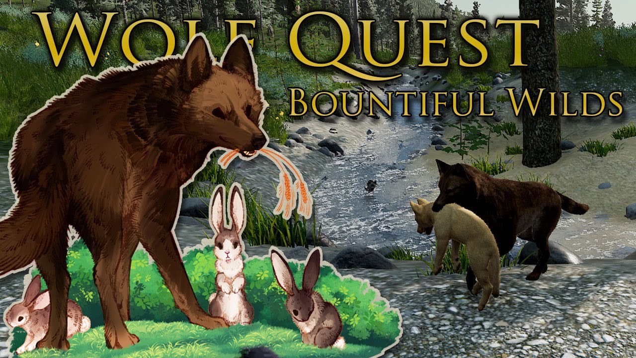 Our Wolf Pack's STRUGGLES in the Mountains!! 🐺 Wolf Quest: Bountiful ...