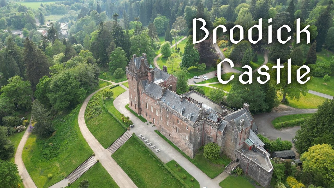 Brodick Castle - Isle of Arran - Scotland | 4K | DJI Mini 3 Pro and ...
