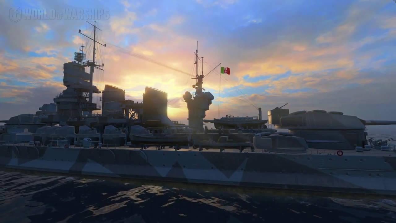 RN Roma [3D Model] | World of Warships - YouTube