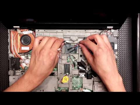Lenovo ThinkPad T510 disassembly and fan demontage [no audio].