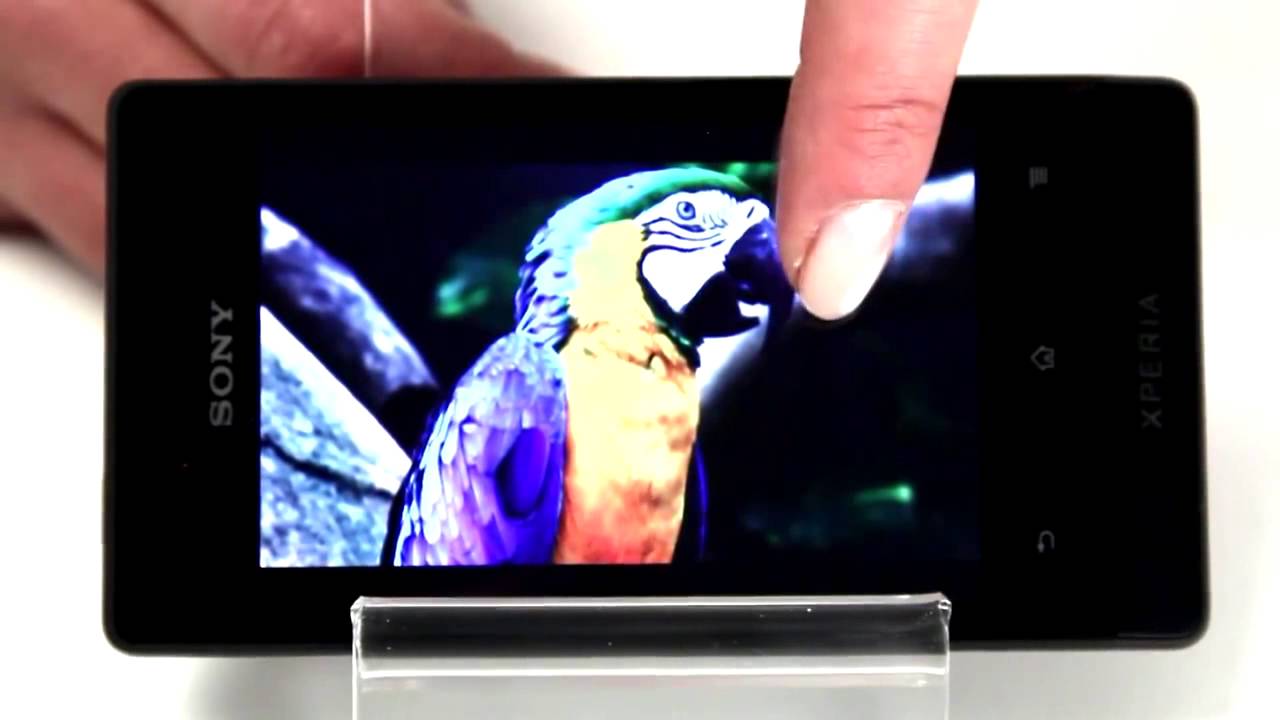 Видеообзор сотового телефона Sony Xperia miro ST23i Black - YouTube