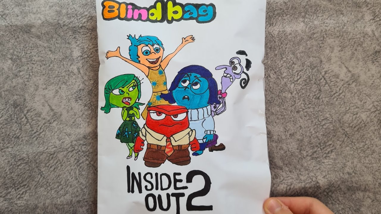 [💥Paper diy💥] inside out 2 blind bag 🎀#insideout2#blibdbag#paperdiy ...