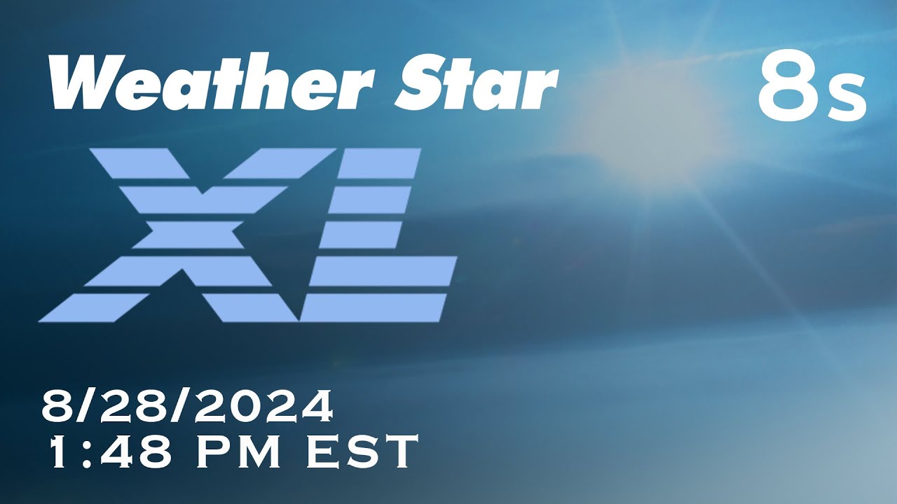 WeatherStar XL - Columbus, GA 8/28/2024 1:48 PM EST - YouTube