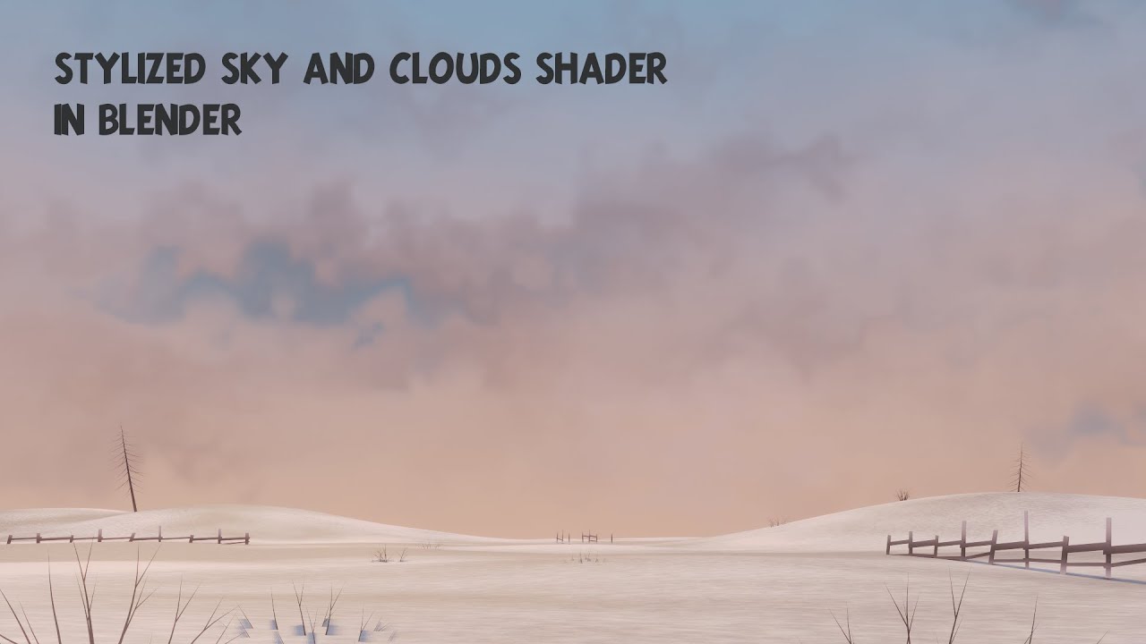 Stylized sky and cloud shader in Blender (Blender tutorial) - YouTube