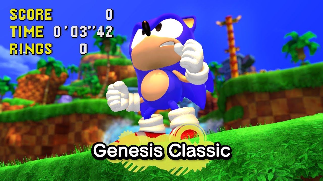 Sonic Generations: Genesis Classic Sonic - YouTube