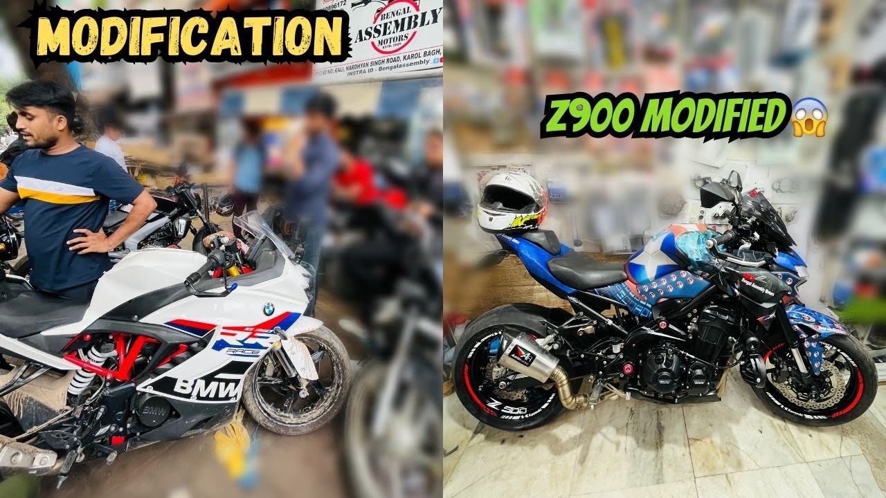 MODIFICATION On My BMW G310RR For NEXT RIDE🔥Modified Kawasaki Z900 😍 ...