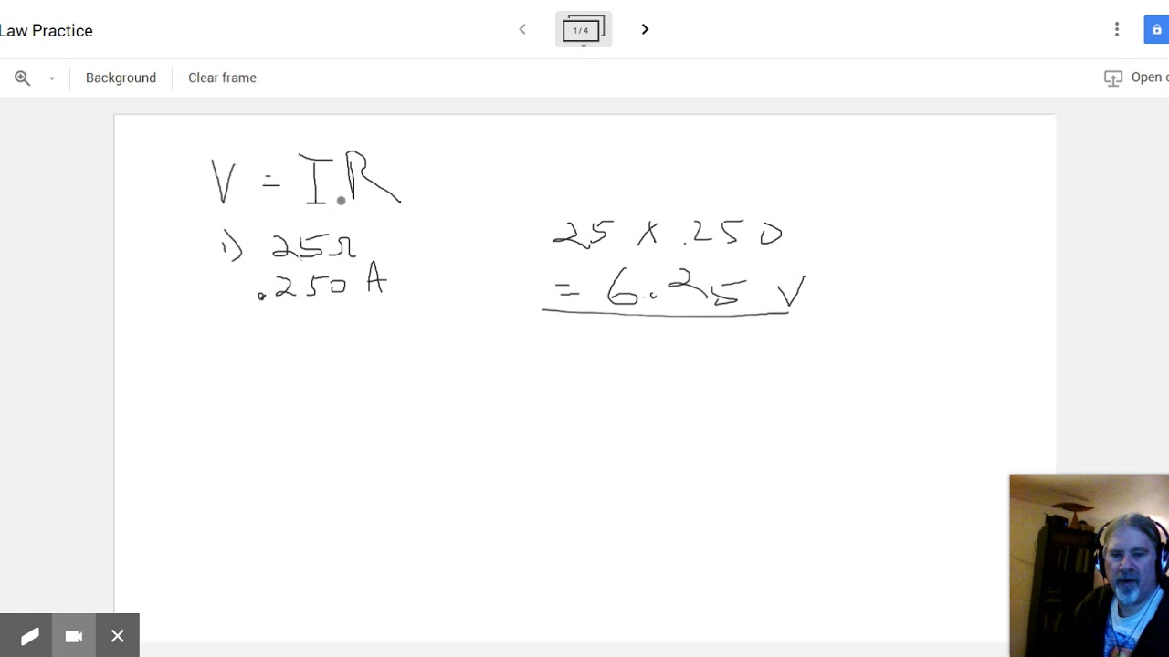 Ohms Law Practice #1 - Google Jamboard - YouTube