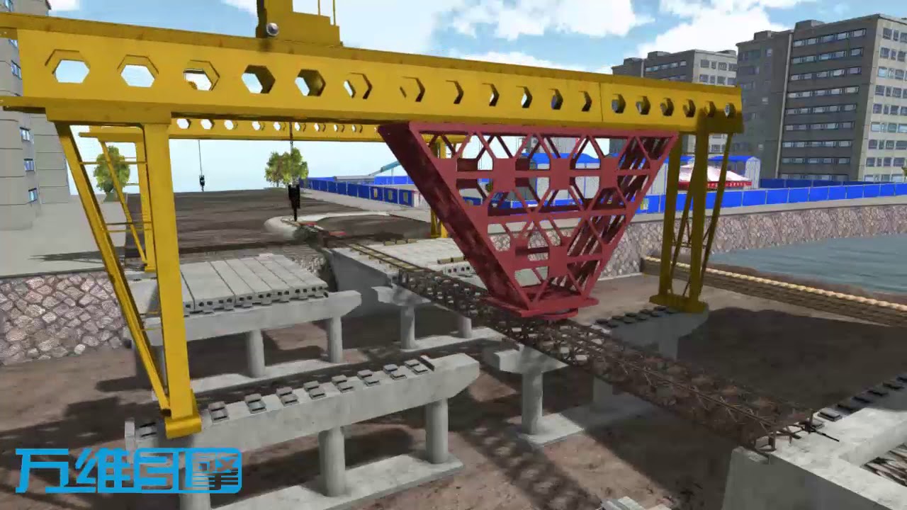 Bridge construction in VR - YouTube