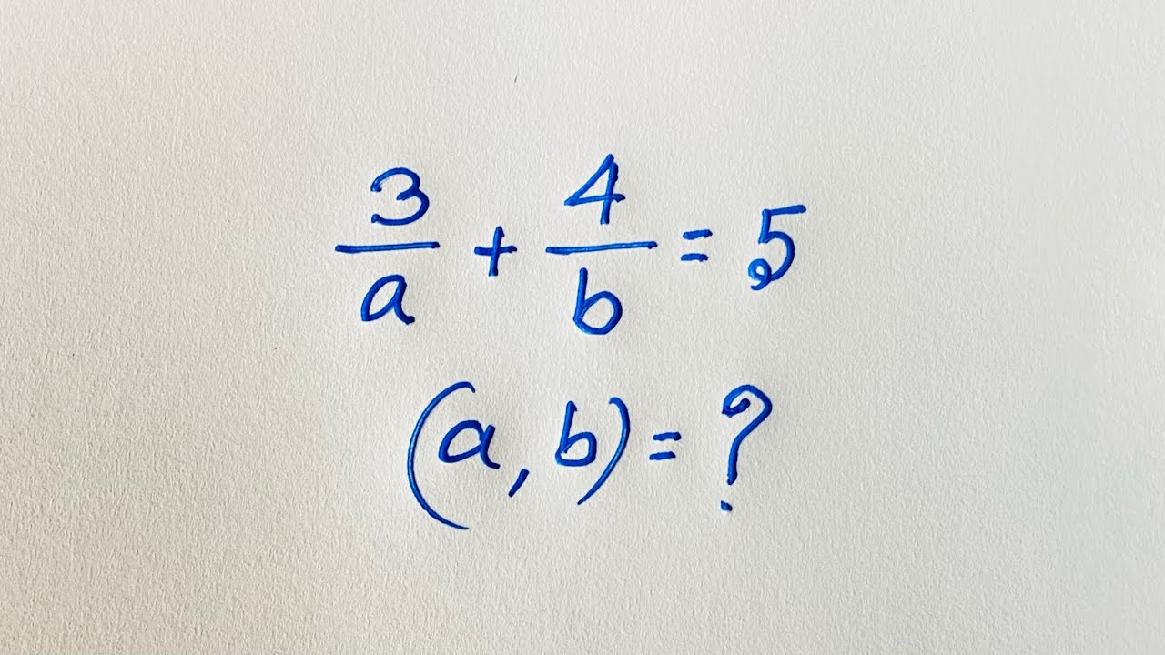 Germany | Can You solve? | A Nice Maths Olympiad Mathematics | (a,b ...