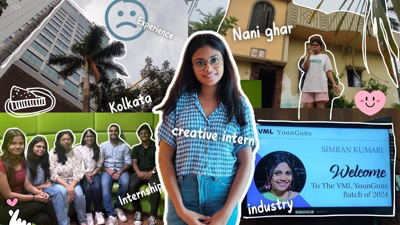 *first internship experience* creative intern, summer internship - YouTube