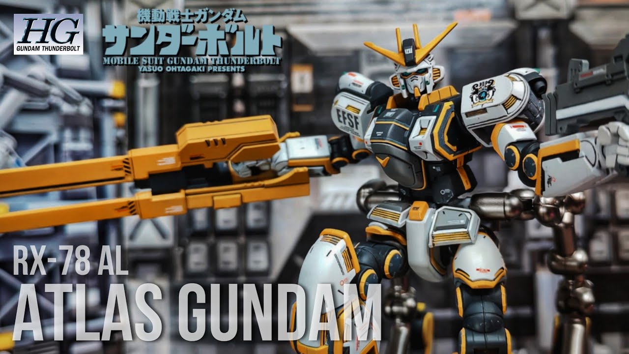 HGGT RX 78-AL ATLAS GUNDAM ( Custom Work ) - YouTube