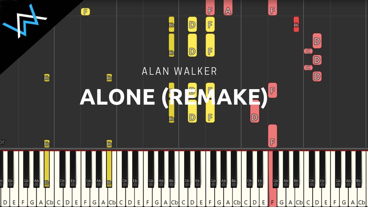 Alone - Alan Walker [Piano] (Free midi File) - YouTube