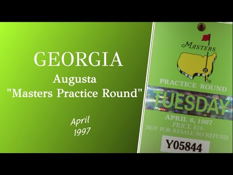 Georgia Augusta - The Masters Practice Round 1997 - YouTube