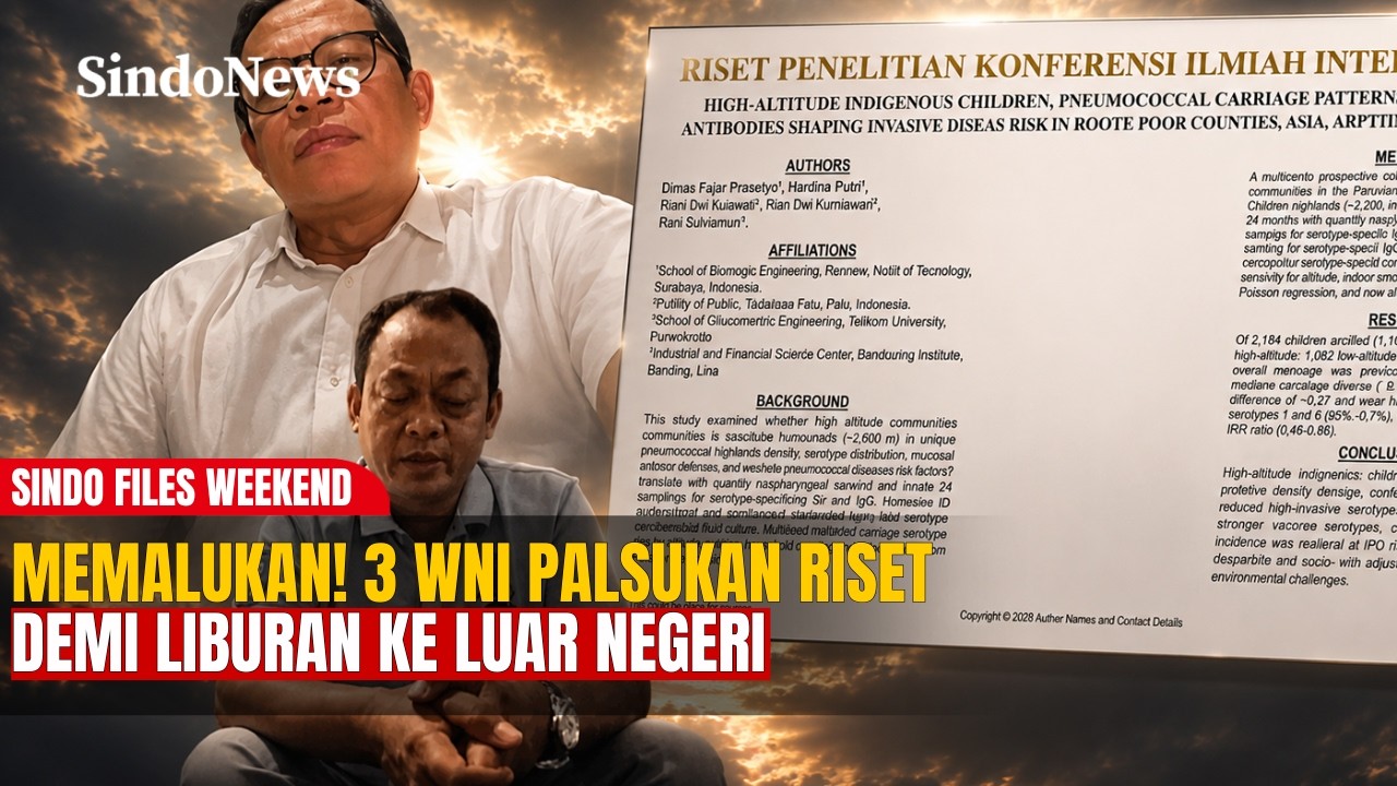 BIKIN MALU! 3 WNI Palsukan Riset Ilmiah Hanya Demi Jalan-Jalan Gratis ...