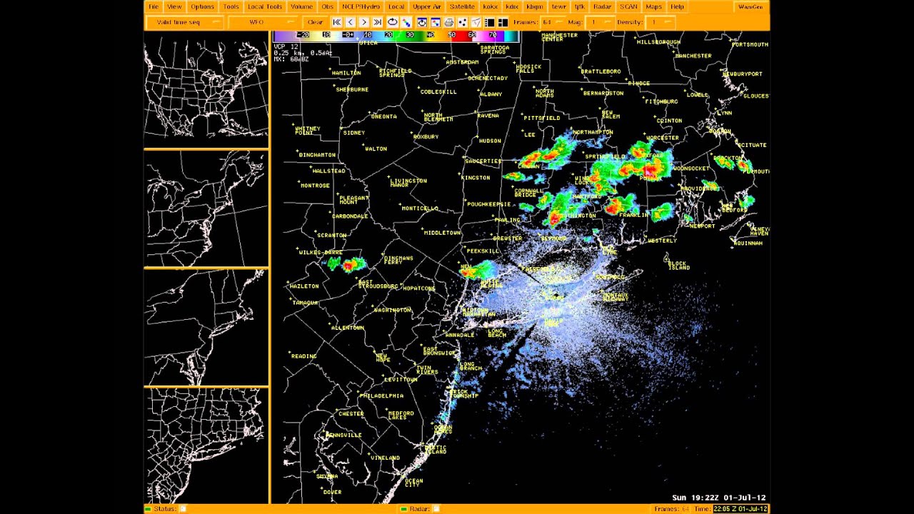 Severe Weather Radar July 2, 2012 - YouTube