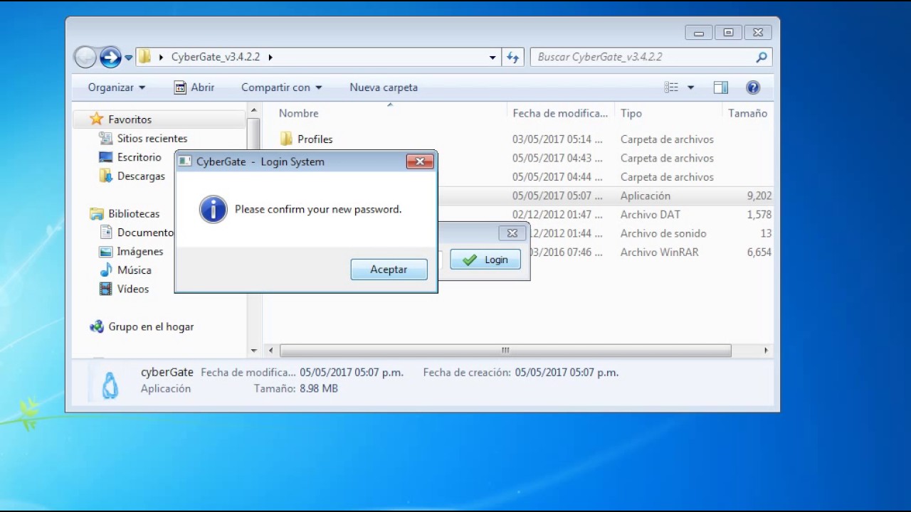 CyberGate Troyano RAT Descarga - YouTube