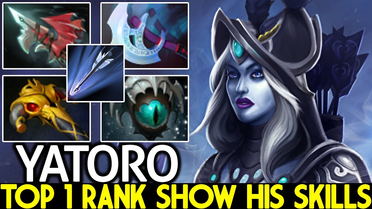 YATORO [Drow Ranger] Top 1 Rank Show His Skills Aggressive Plays Dota 2 ...