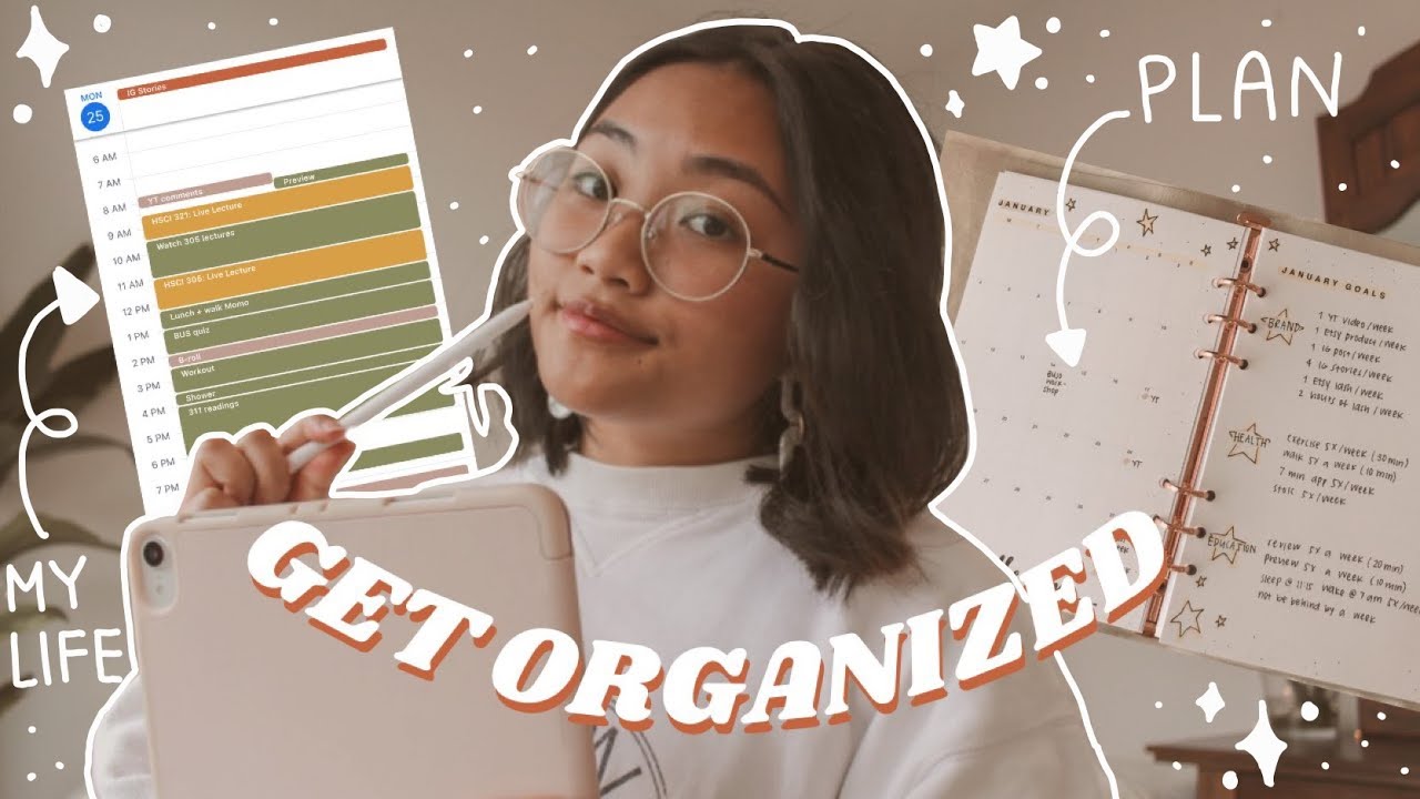 ORGANIZATION TIPS FOR ONLINE SCHOOL: Be More Productive & Organized ...