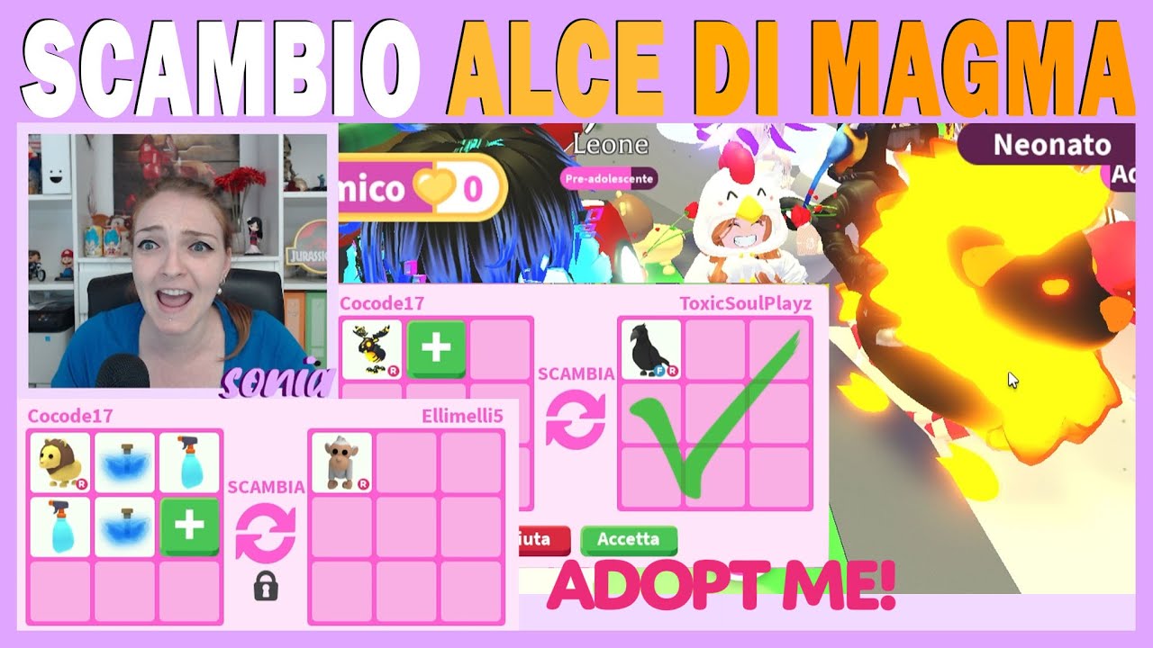 SCAMBIO ALCE DI MAGMA, CI RIPROVO - Adopt Me - 199 - YouTube