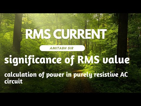 RMS value of current/ significance of RMS value/ physics pathshala ...