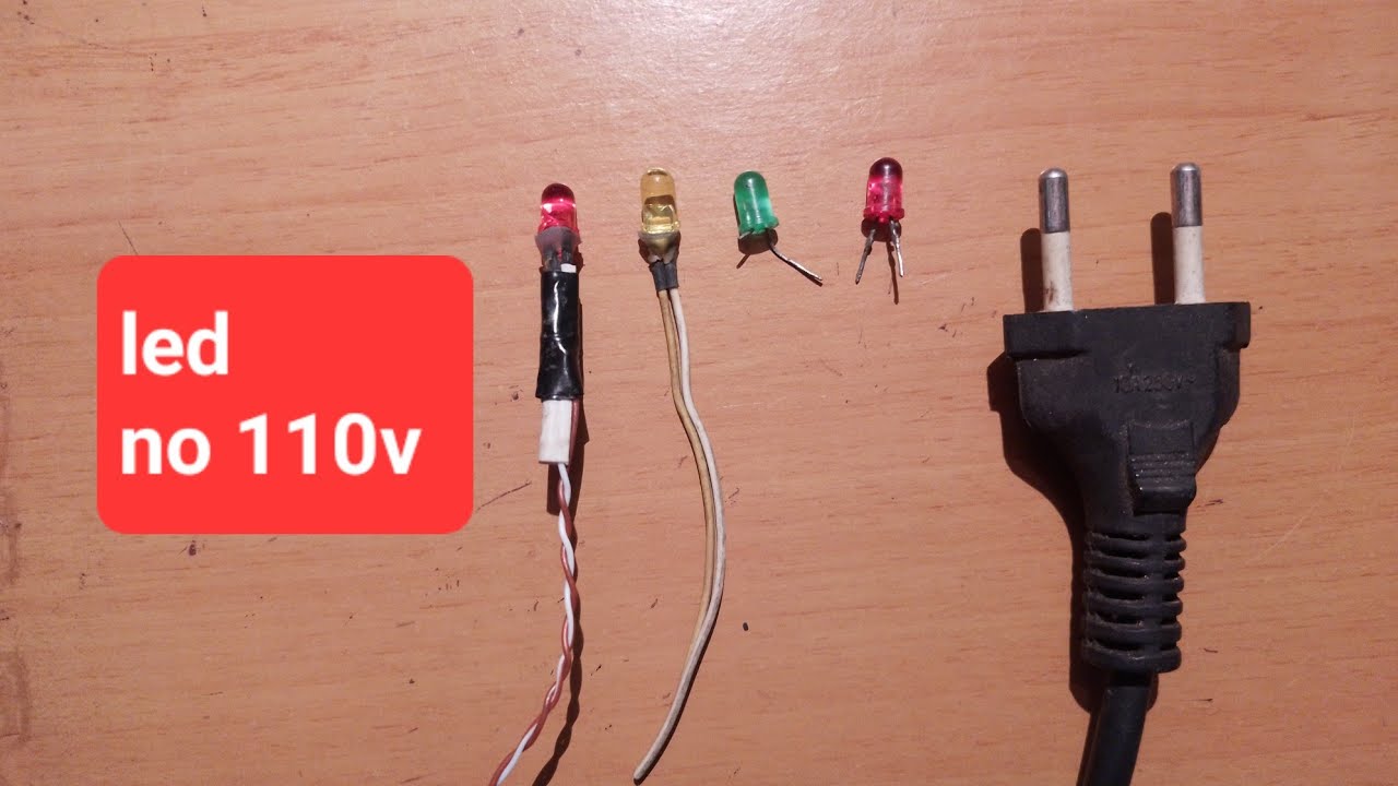 como ligar o led no 110V - YouTube