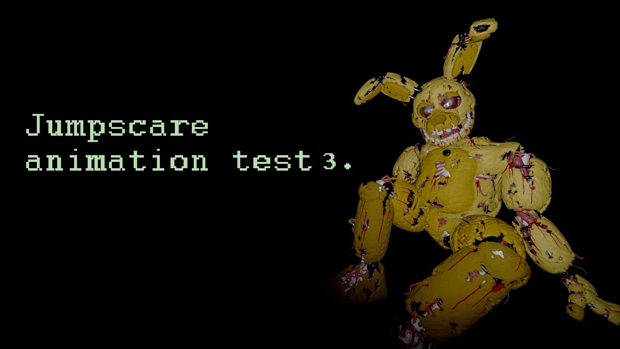 Springtrap Jumpscare Animation Test 3 (SFM) - YouTube