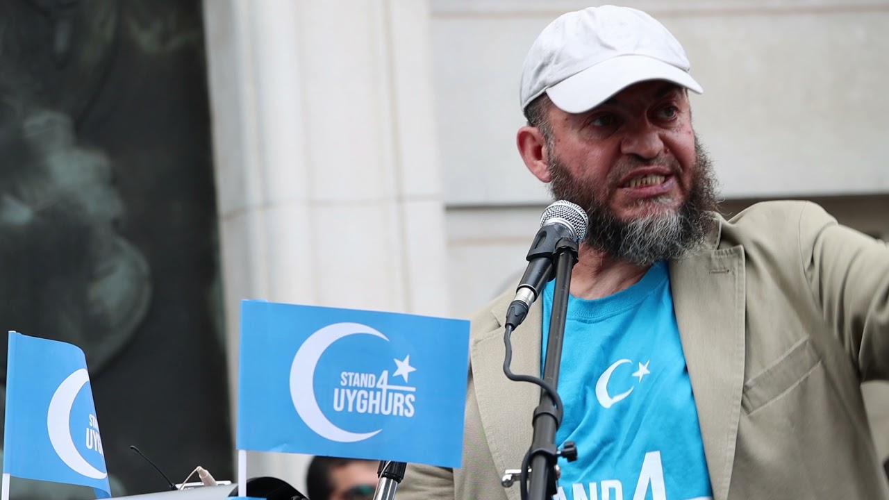 Sheikh Haitham al Haddad at #stand4uyghurs Protest - YouTube