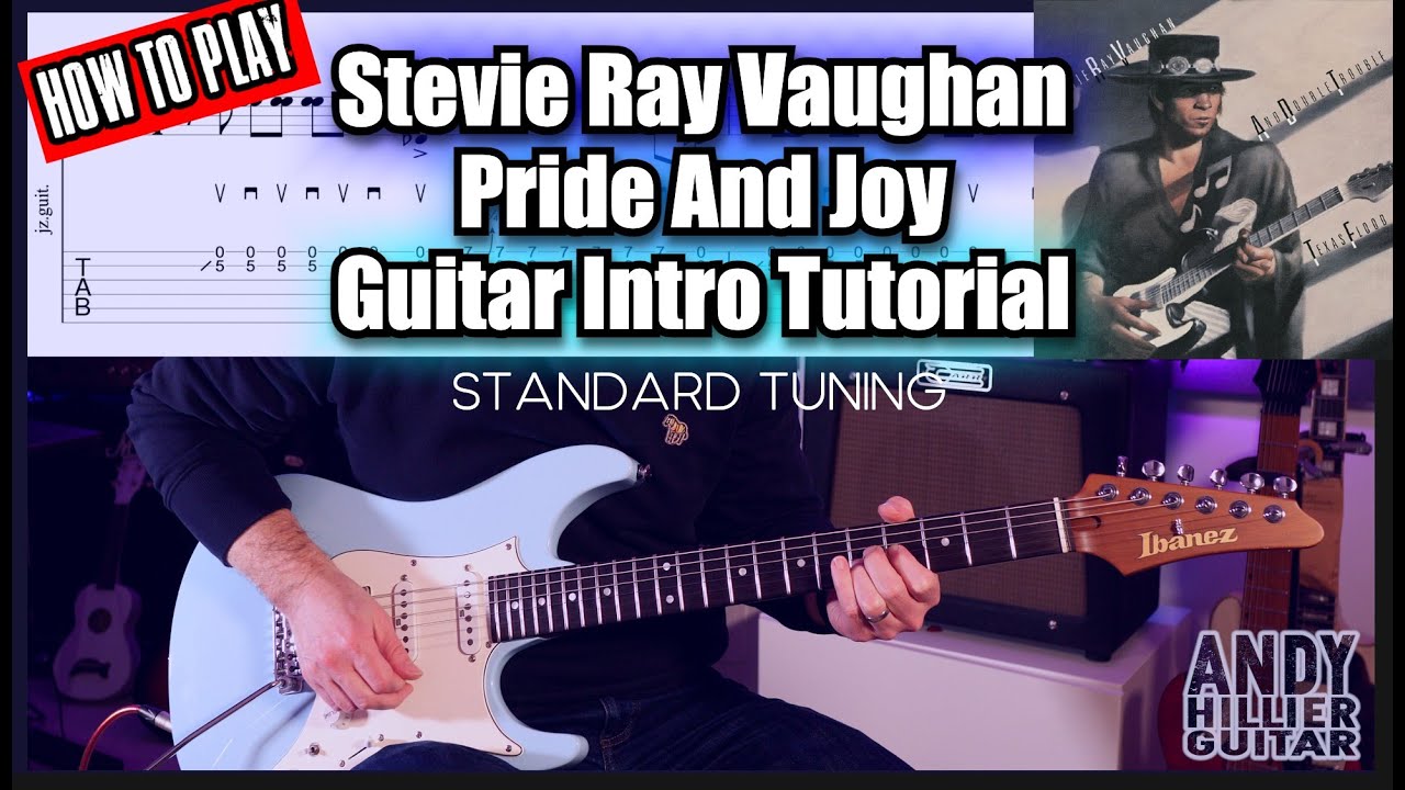 Stevie Ray Vaughan - Pride And Joy | Guitar Intro Tutorial (Step-by ...