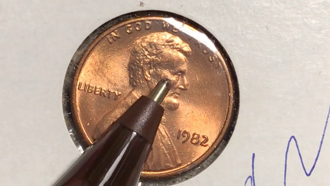Lincoln 982 Double die error penny worth - YouTube