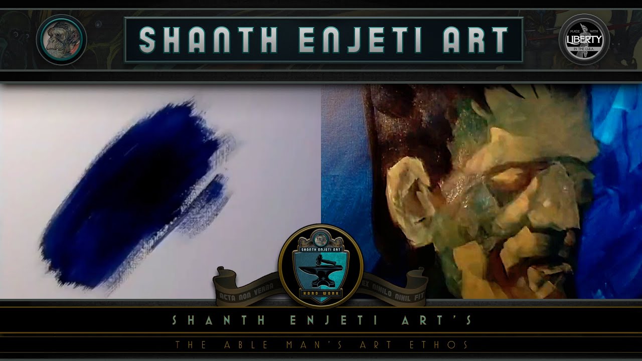 Shanth Enjeti Art | "Karloff's Monster Skketch" 2020 | Acrylic Painting ...