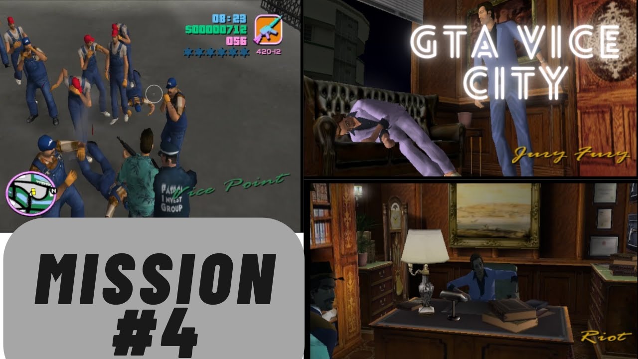 Gta Vice City Mission 4 Vice Point, Phoenix | Completing Vice Point ...