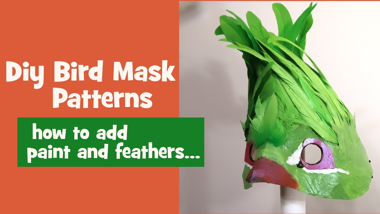 Three New Bird Mask Patterns for Mardi Gras and Fancy Dress Parties ...