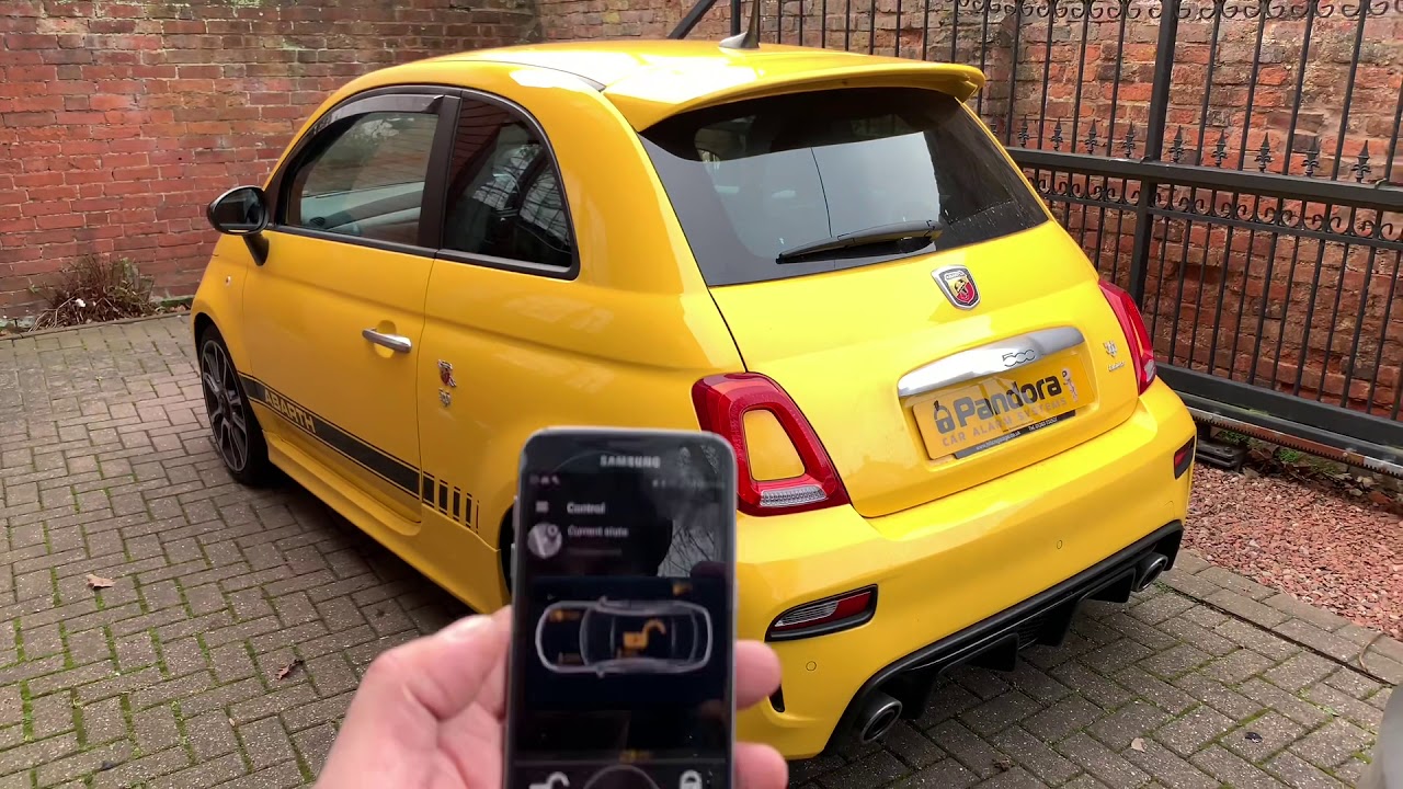 Fiat Abarth 595 - Protected by Pandora Light Pro - YouTube