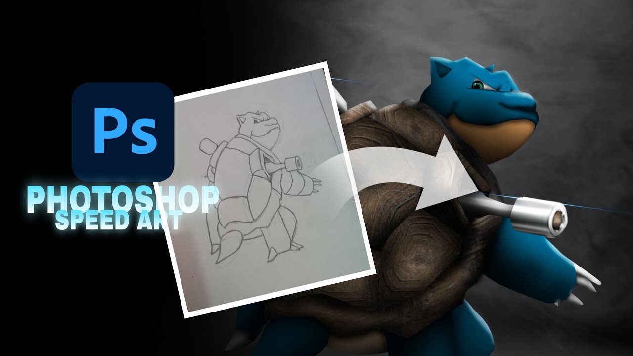 I Making POKEMAN in photoshop | photo manipulation - YouTube