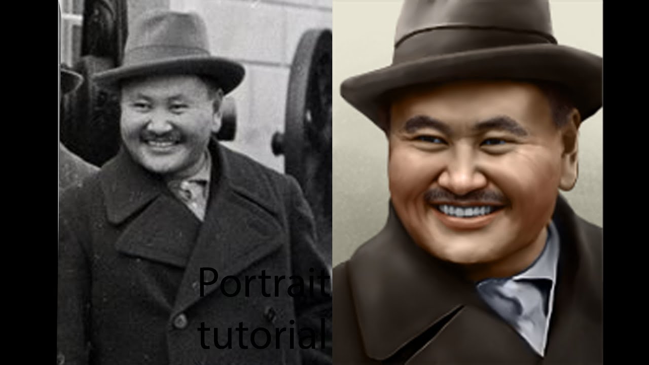 Paljidijn Ganden Hoi4 portrait tutorial - YouTube