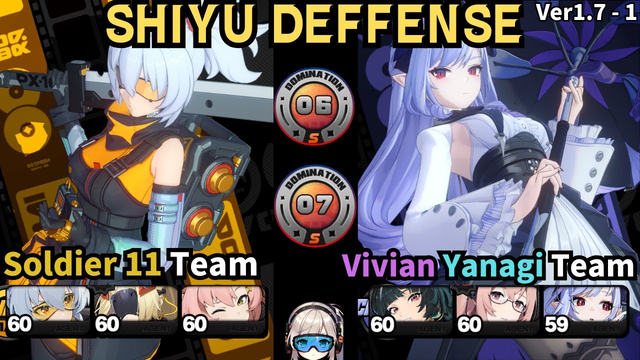 NEW Shiyu Defense Stage 6 & 7 - S Rank | Soldier 11 & Vivian | Zenless ...
