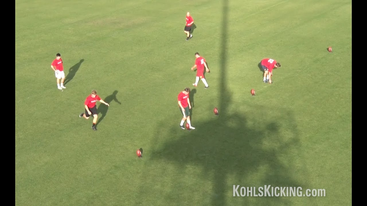 Kickoff Competition | 2015 Pro Combine | Kohl's Kicking Camps - YouTube