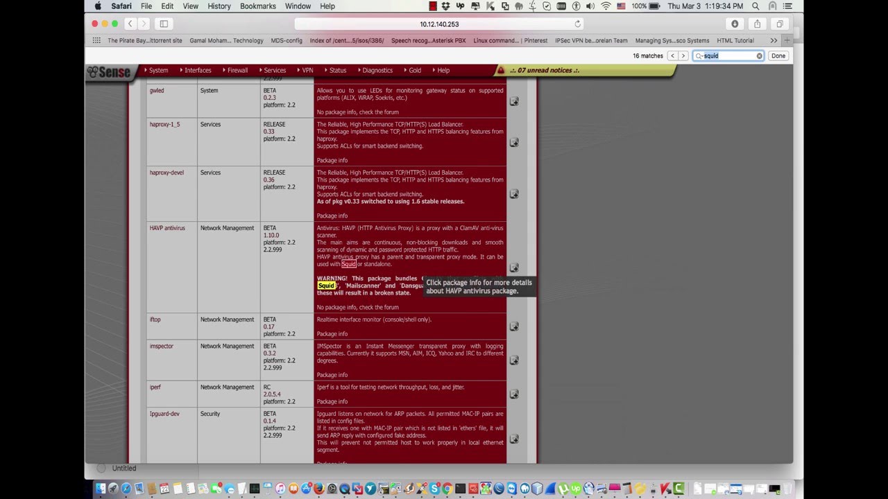 sarg reporting with squid on Pfsense firewall - YouTube
