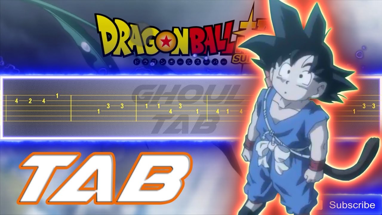 Dragon Ball Super Ending 10 - 70cm Shiho No Madobe (Guitar Tab 譜 ...