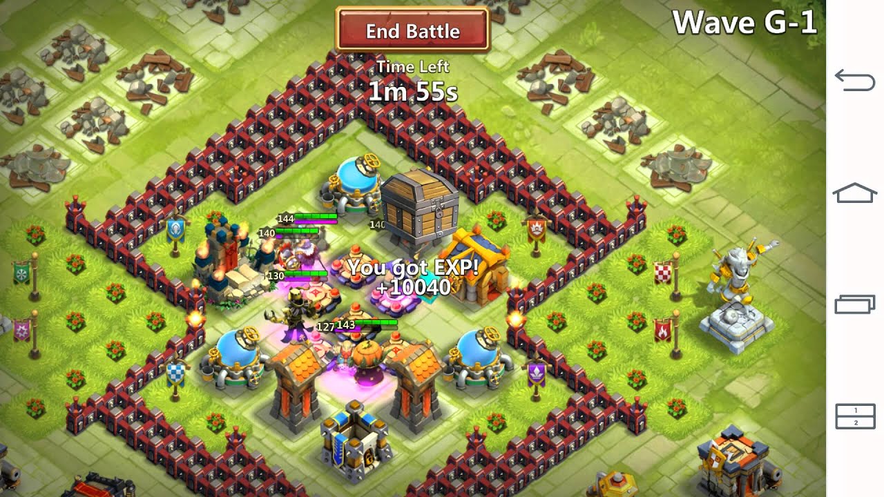 HBM G Castle Clash TH 15 6 Hero Bases Farming - YouTube