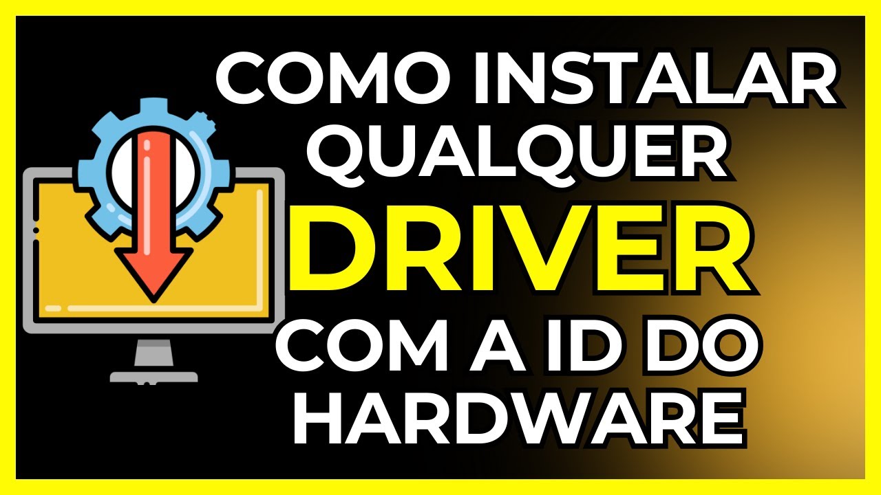 Como instalar qualquer driver do Windows sem nenhum programa de ...