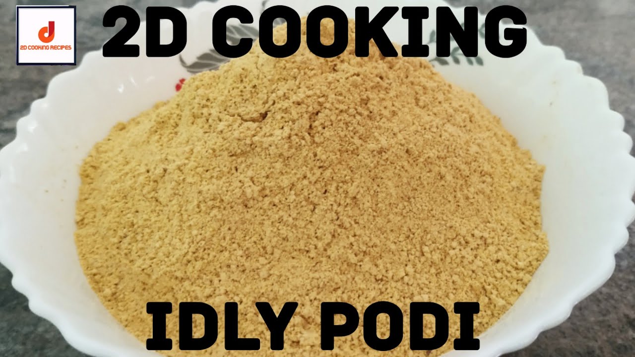 How to make idly podi in tamil - Side dish for idly and dosa - Idly ...
