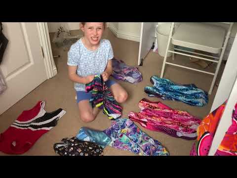 Nina showing of her Leotard’s