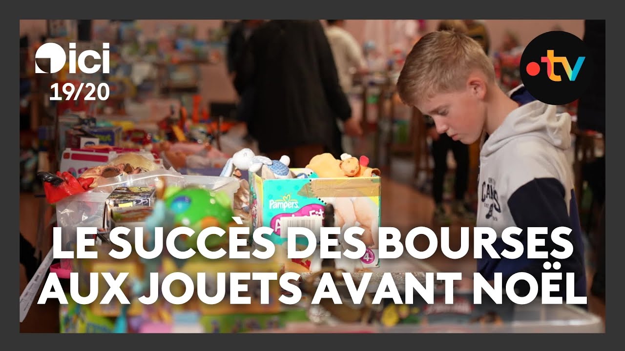 Le succès des bourses aux jouets avant Noël - YouTube