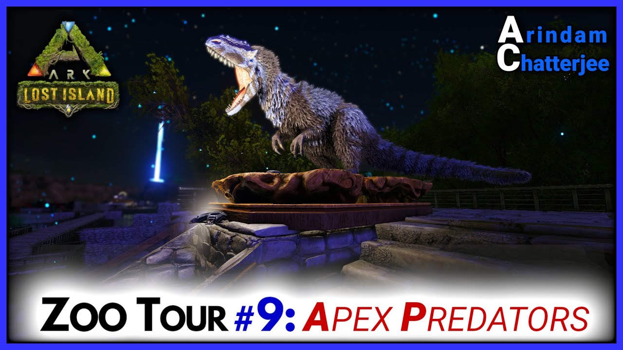 ARK - Lost Island Zoo Tour #09 Apex Predators & Theropods - S2E280 ...