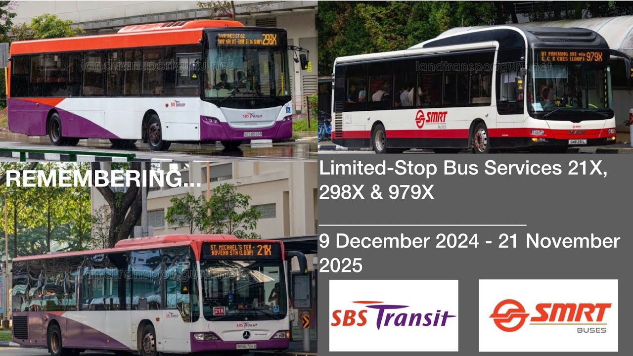 Remembering Limited-Stop Bus Services 21X, 298X & 979X Tribute - YouTube