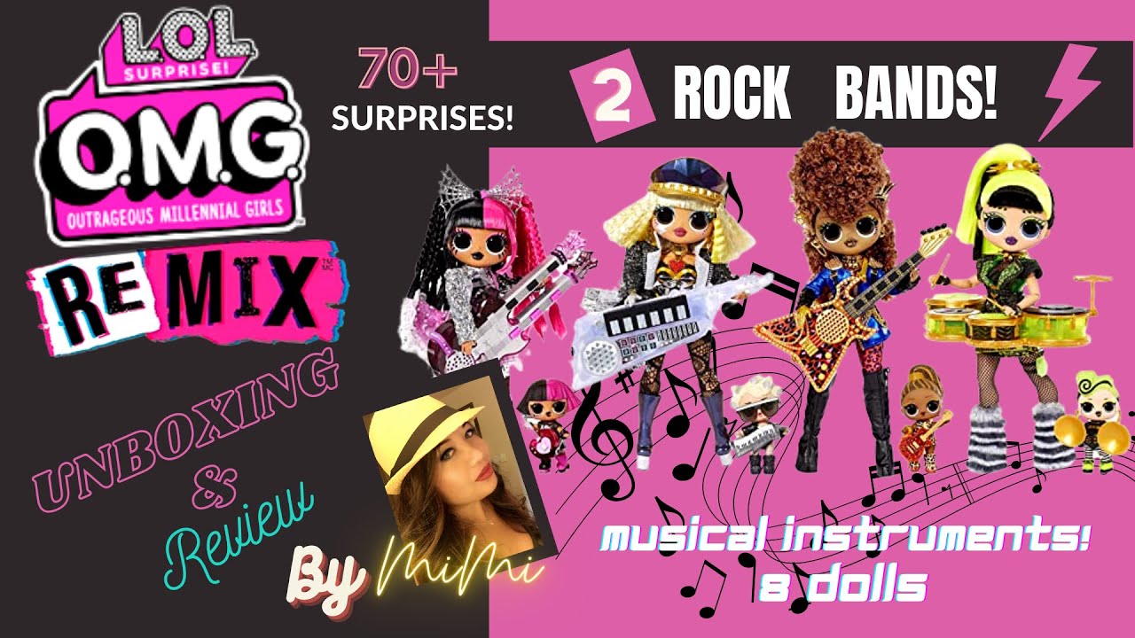 LOL Surprise! OMG REMIX - 2 Rock Bands Unboxing 🤬😡 and Review 👎 - YouTube