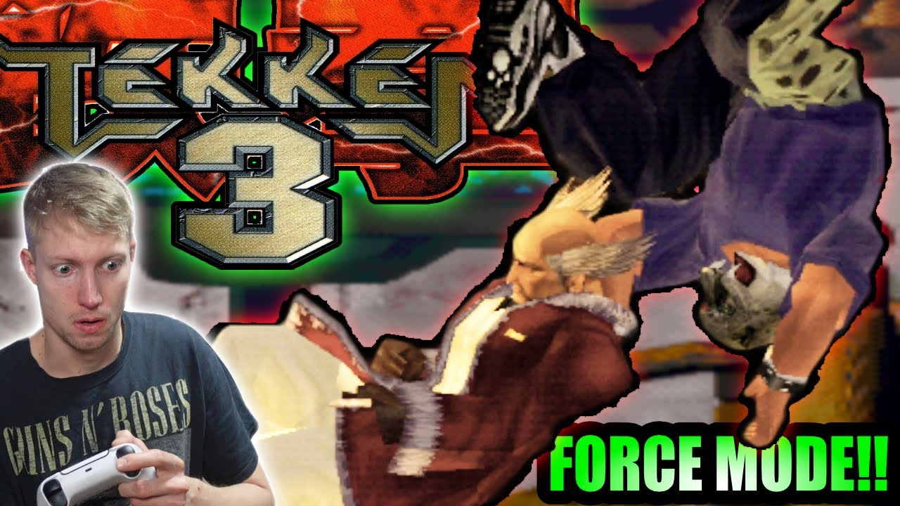 TEKKEN 3 - TEKKEN FORCE MODE!! SIDESCROLLER🕹️ (PS1) 1998 - YouTube